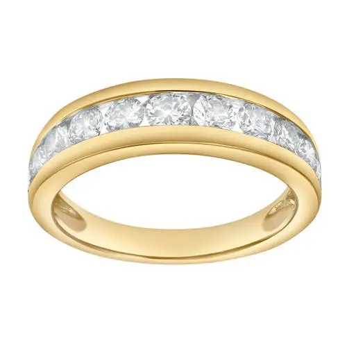 LUVMYJEWELRY Eterna 1.00 Ct. Diamond Band In 14k Gold - 14k Yellow Gold