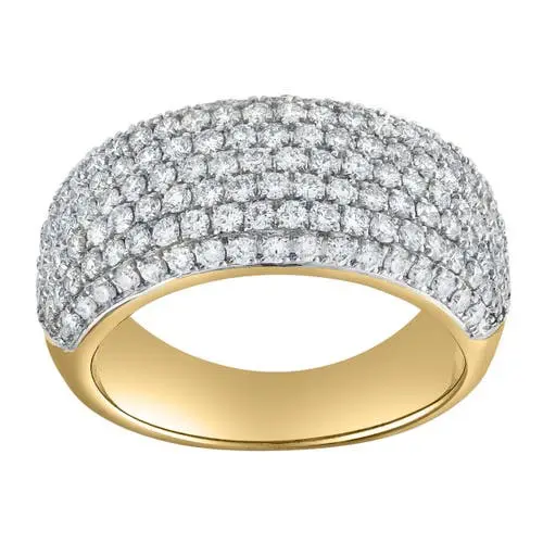 LUVMYJEWELRY 1.50 Ct Natural Diamond 10k Gold Ring - 10k Yellow Gold