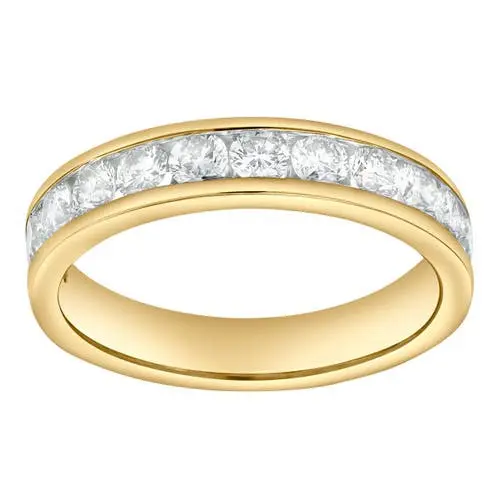 LUVMYJEWELRY 1.00 Ct Natural Diamond 14k Gold Band Ring - 14k Yellow Gold