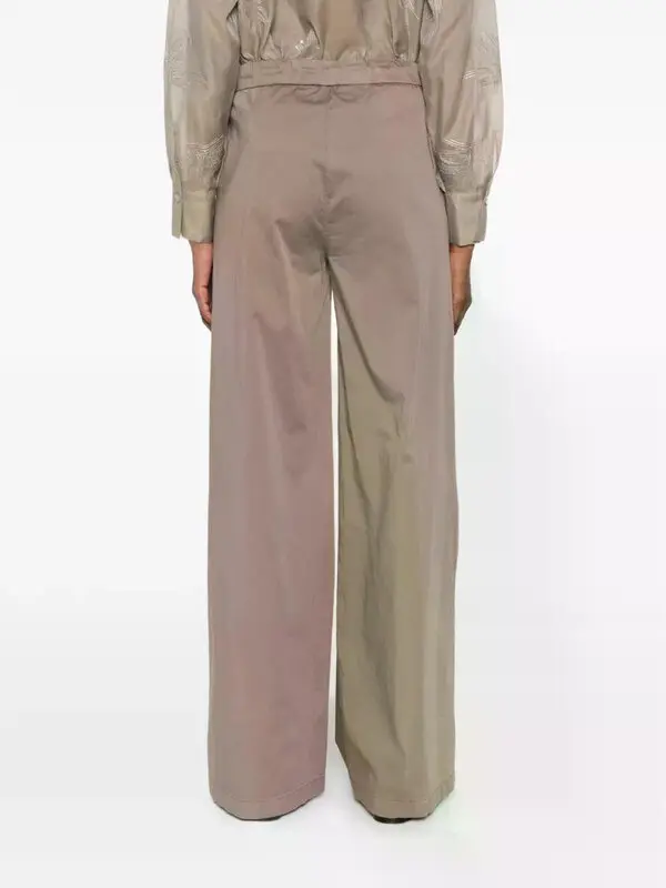 PANICALE Drawstring Trousers - Brown
