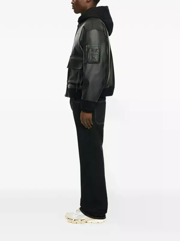 Off-White Hooded Pocket Bomber Jacket