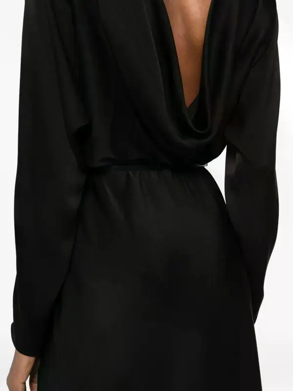 Max Mara Belted Cagoule Dress