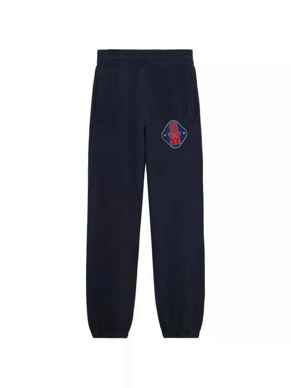Off-White Embroidered Cuff Track Pants