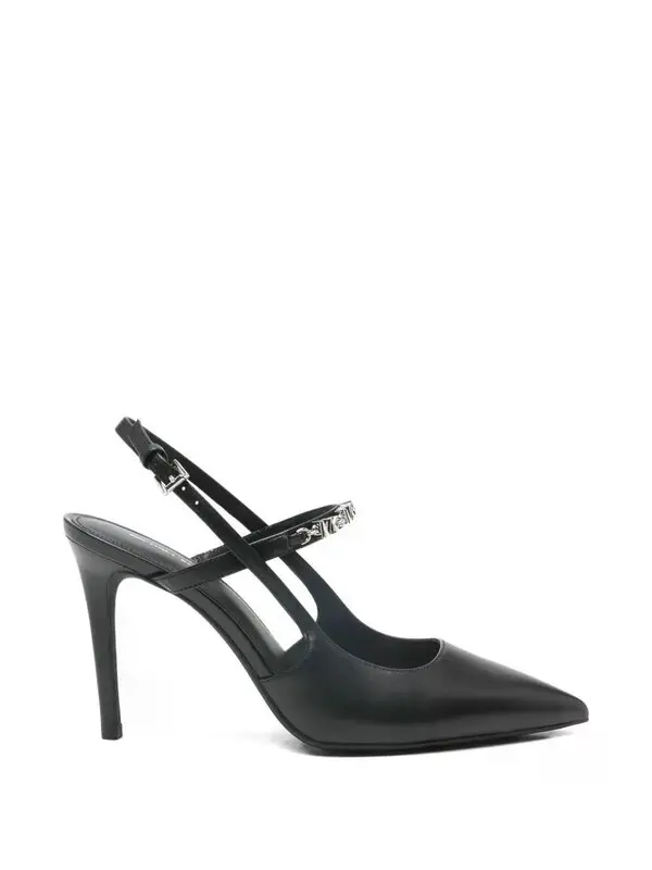 Michael Kors Dina Leather Slingback Pumps