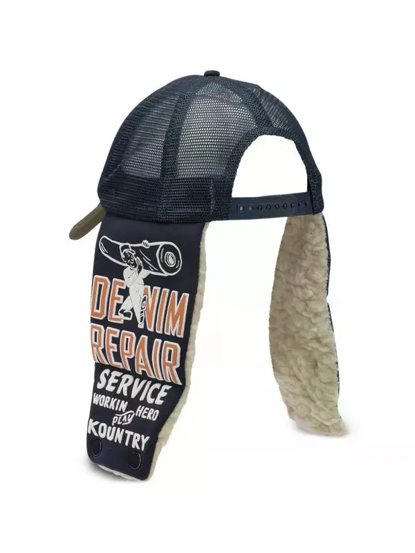Kapital Printed Ear-flap Hat