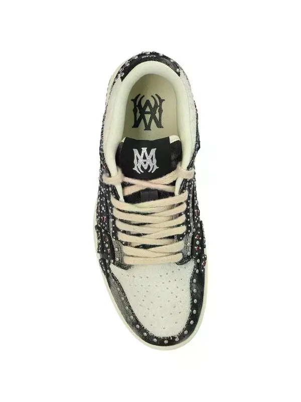 Amiri Studded Skel Top Low Top Sneakers