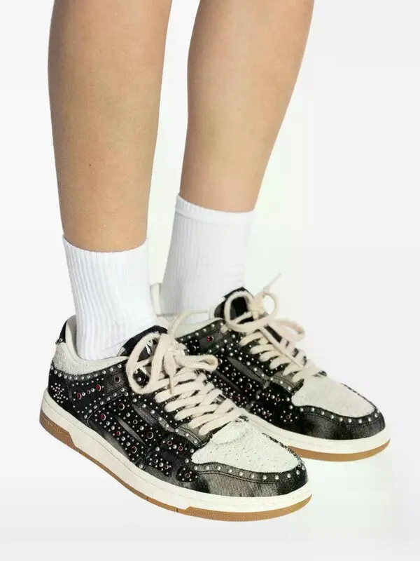 Amiri Studded Skel Top Low Top Sneakers