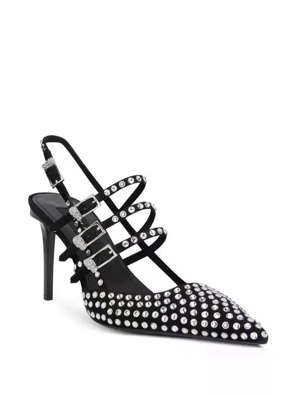 Philipp Plein Rhinestone Embellished Pumps