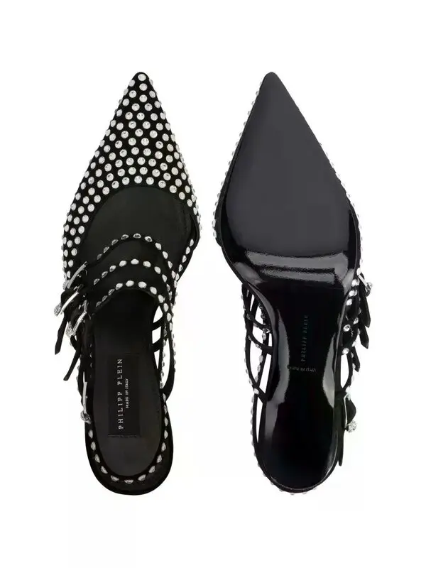 Philipp Plein Rhinestone Embellished Pumps