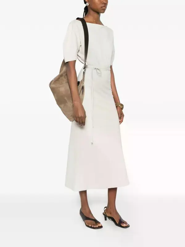 LEMAIRE Short Sleeve Midi Dress - Neutrals