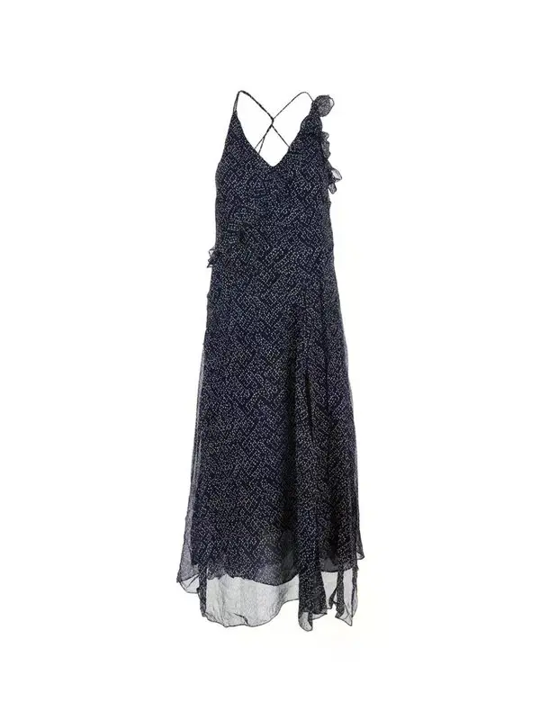 MARANT ETOILE Luxie Ruffled Maxi Dress