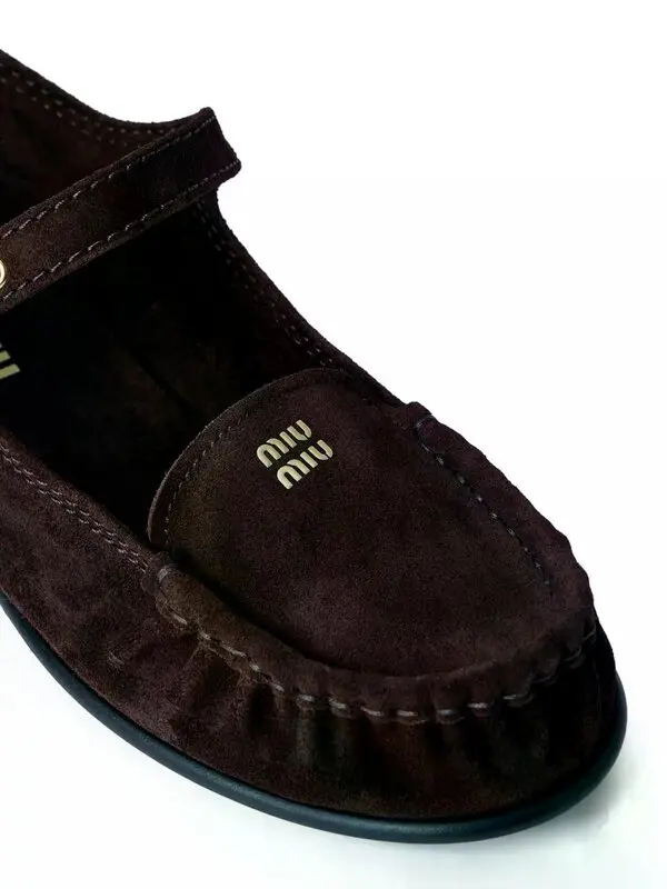 Miu Miu Buckle-strap Loafers