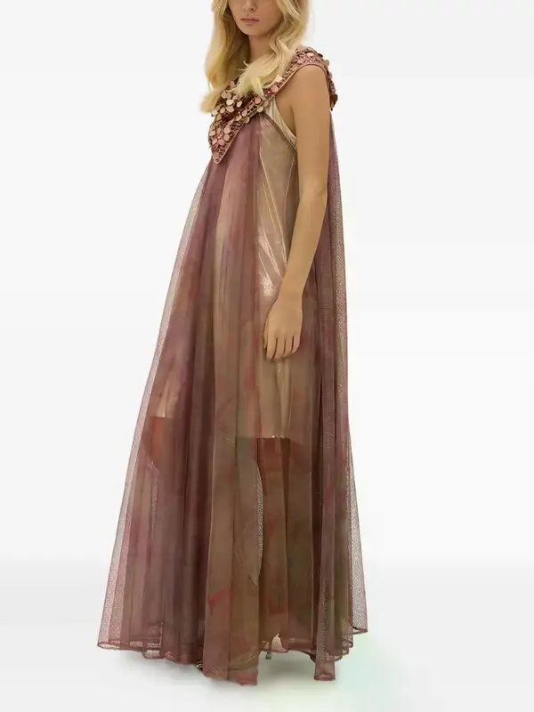 SANA OSMANI Sequin Embellished Maxi Dress