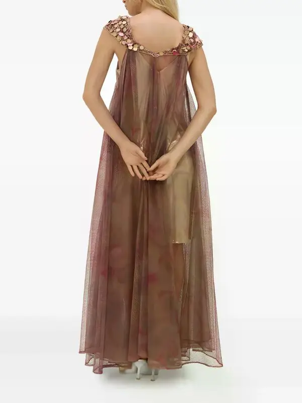 SANA OSMANI Sequin Embellished Maxi Dress