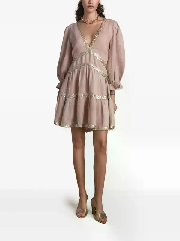 SANA OSMANI Miriam Open-back Mini Dress