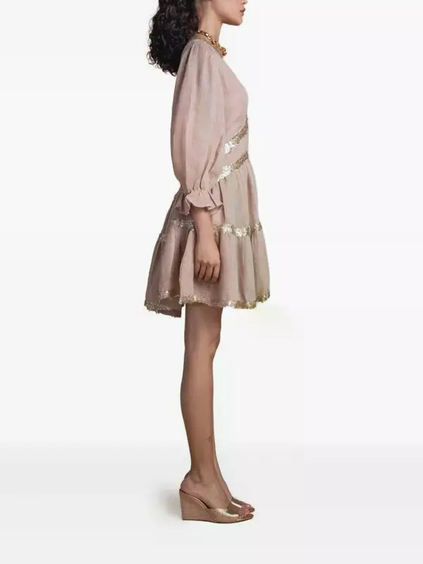 SANA OSMANI Miriam Open-back Mini Dress