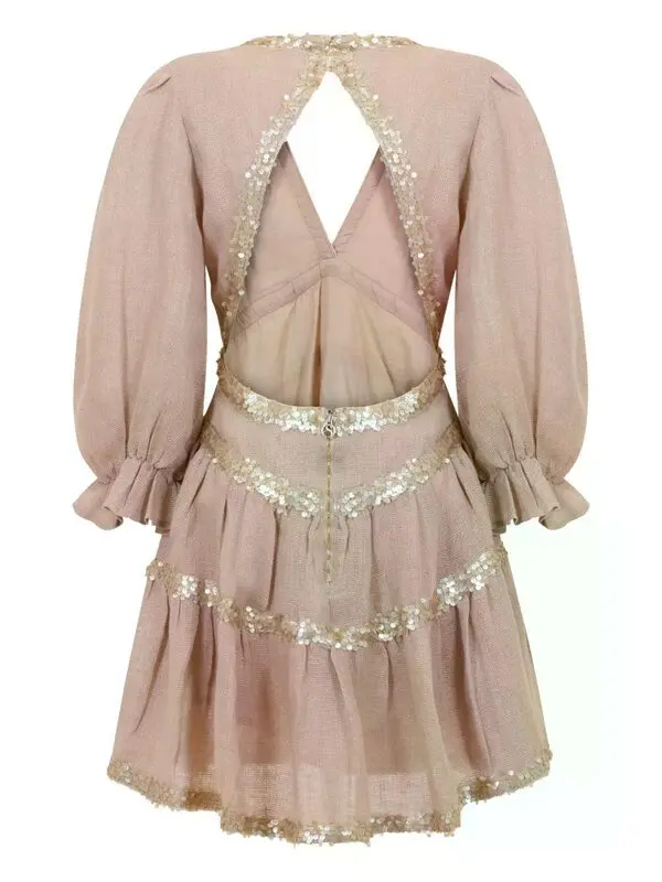 SANA OSMANI Miriam Open-back Mini Dress