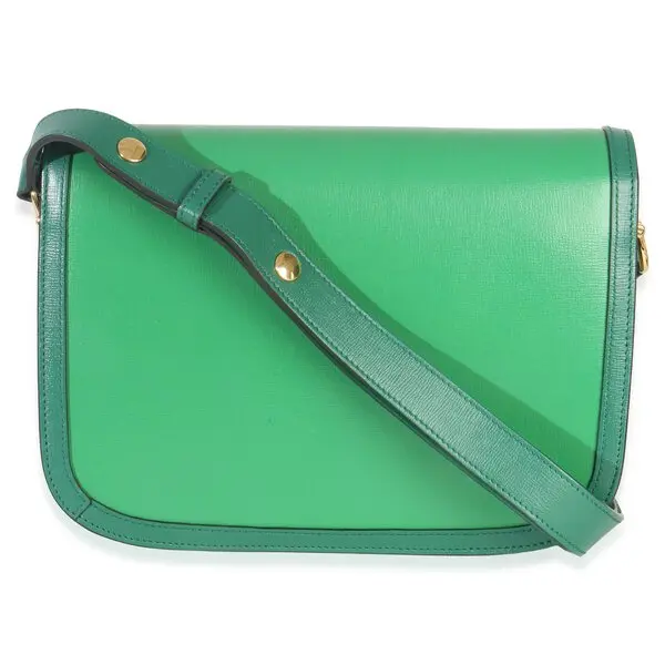 Gucci Horsebit 1955 Leather Shoulder Bag - Green