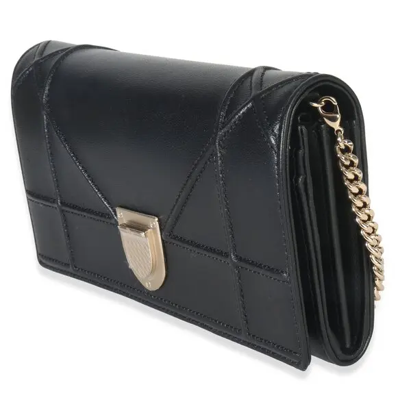 Dior Calfskin Diorama Croisiere Chain Wallet