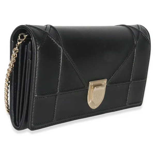Dior Calfskin Diorama Croisiere Chain Wallet
