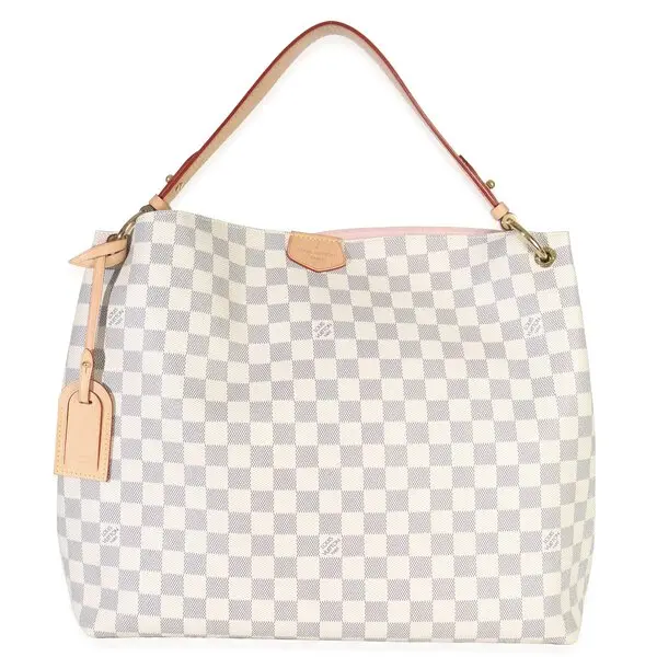 LOUIS VUITTON Damier Azur Canvas Graceful Mm - Beige
