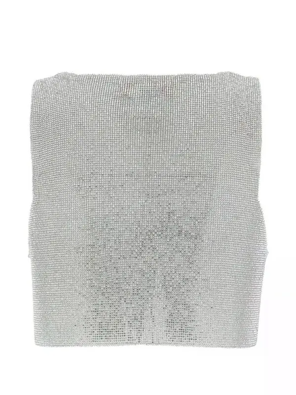 TWENTY FOURHAITCH Aten Metallic Top