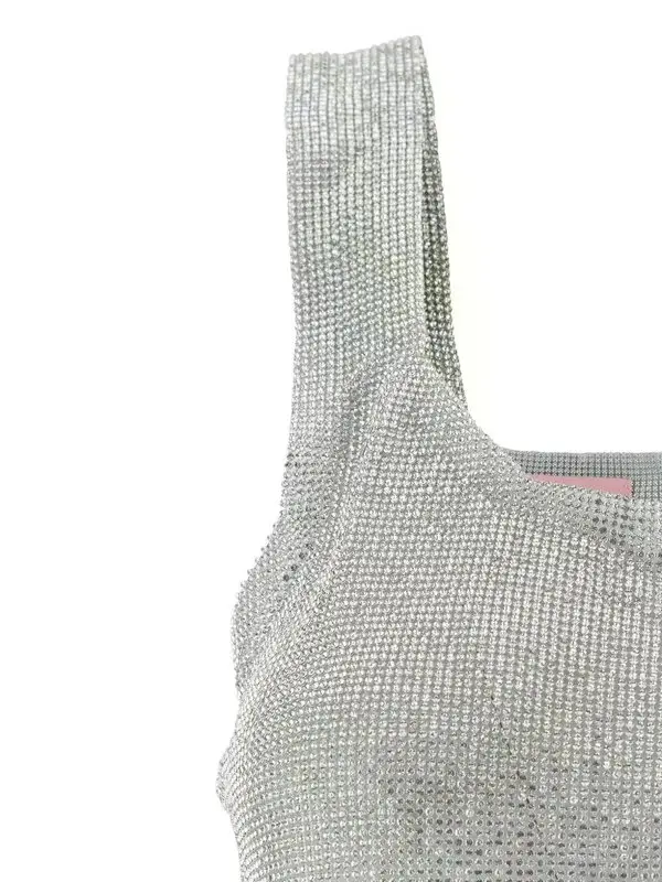 TWENTY FOURHAITCH Aten Metallic Top
