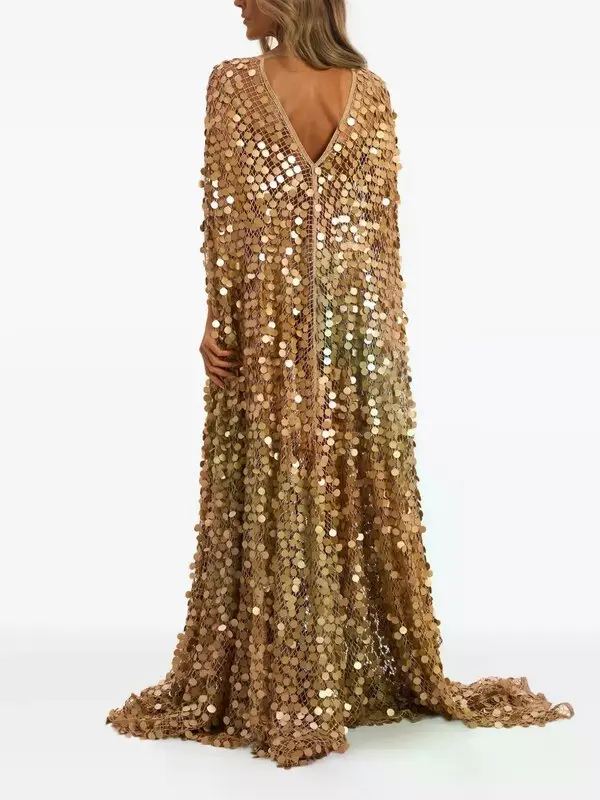 SANA OSMANI Diva Sequin Maxi Dress