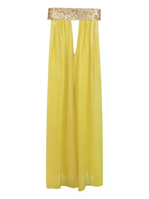 SANA OSMANI Hera Sequin Maxi Dress - Yellow
