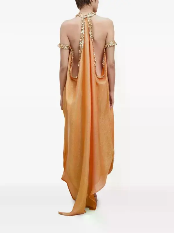 SANA OSMANI Isis Sequin-embellished Maxi Dress