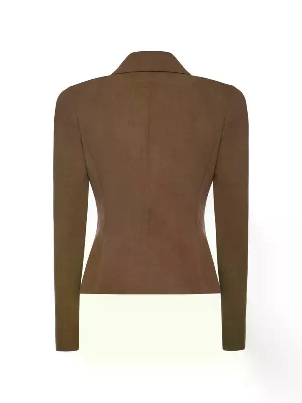 Magda Butrym Buttoned Blazer - Brown