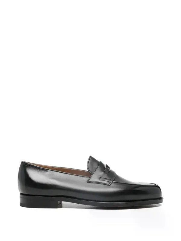 John Lobb Metal Bar Loafers