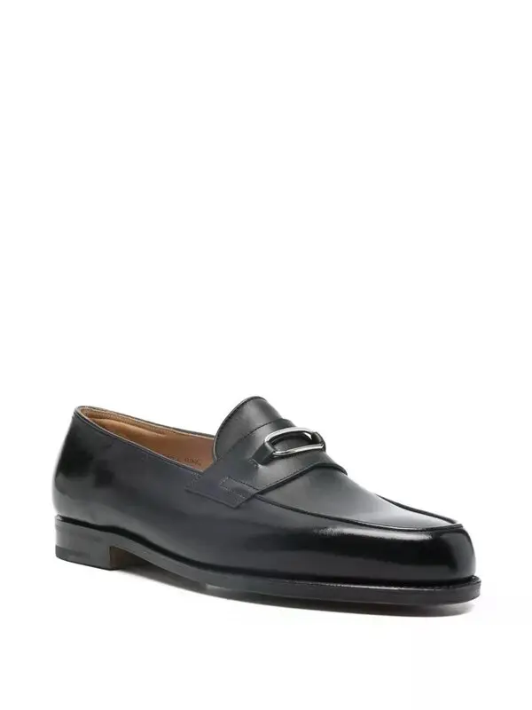 John Lobb Metal Bar Loafers