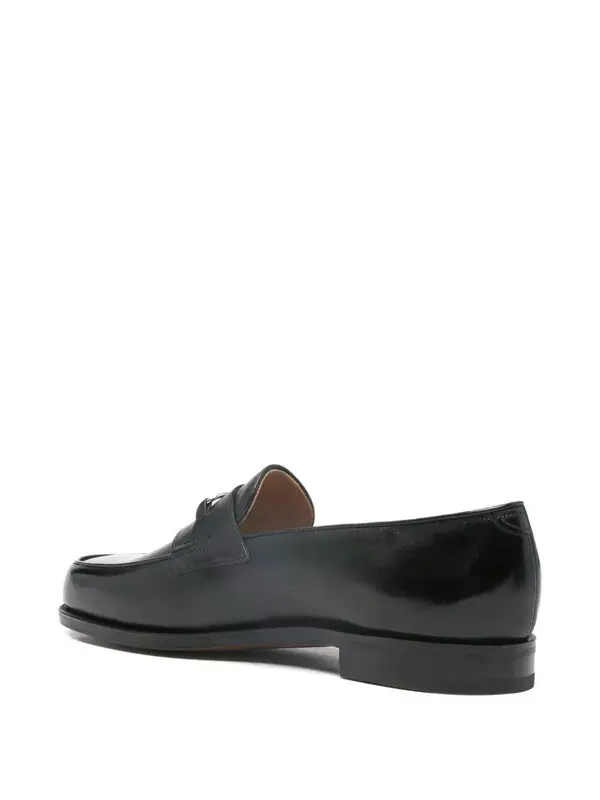 John Lobb Metal Bar Loafers
