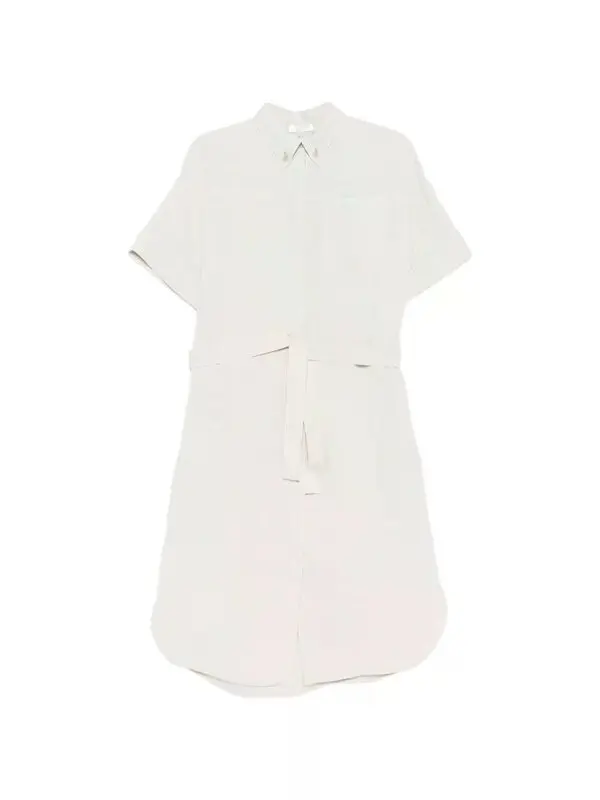 PANICALE Belted Shirt Midi Dress
