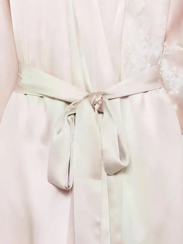 Carine Gilson Tie-fastening Silk Robe