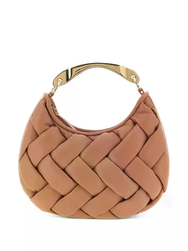 TWINSET Weaved Leather-effect Tote Bag - Pink