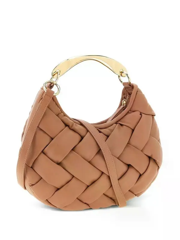 TWINSET Weaved Leather-effect Tote Bag - Pink