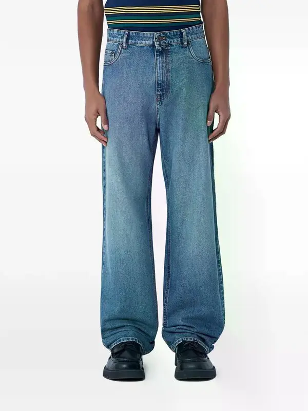 Miu Miu Five-pocket Wide-leg Jeans