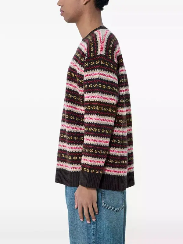 Miu Miu Fair Isle Patterned Sweater