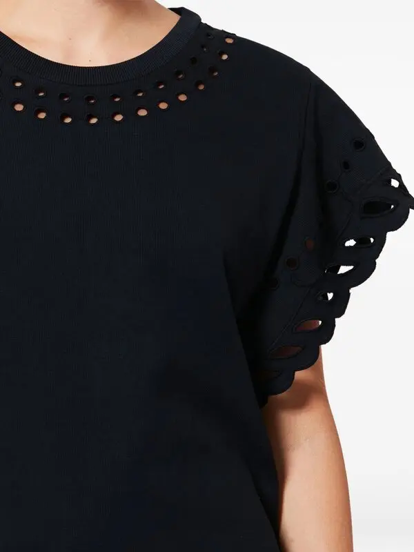 MARANT ETOILE Orlane Cotton Mini Dress - Black