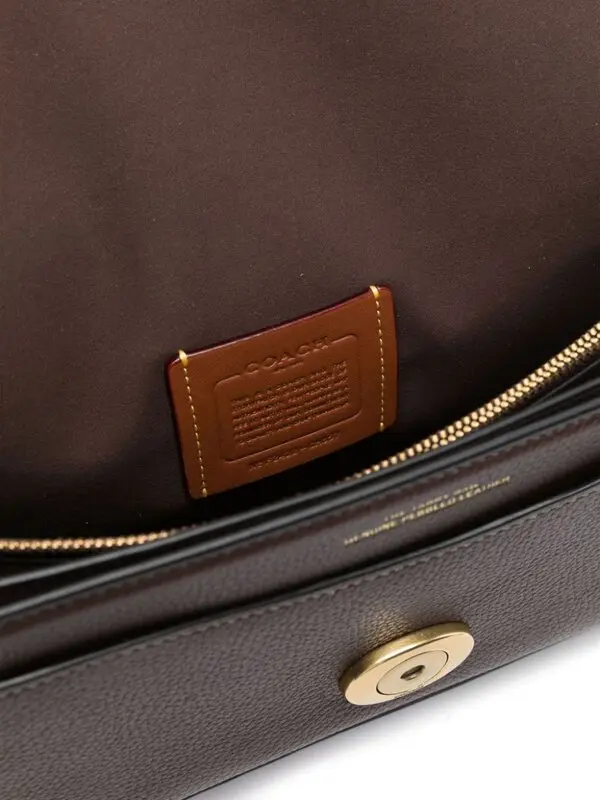 COACH Tabby 26 Leather Shoulder Bag - Brown