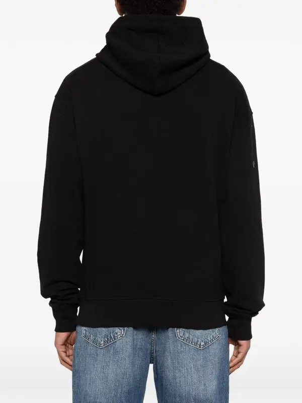 ICECREAM Logo Cotton Hoodie - Black