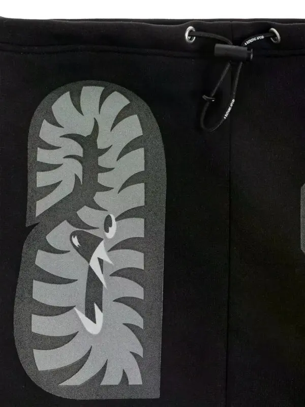 A BATHING APE Shark-graphic Neck Warmer