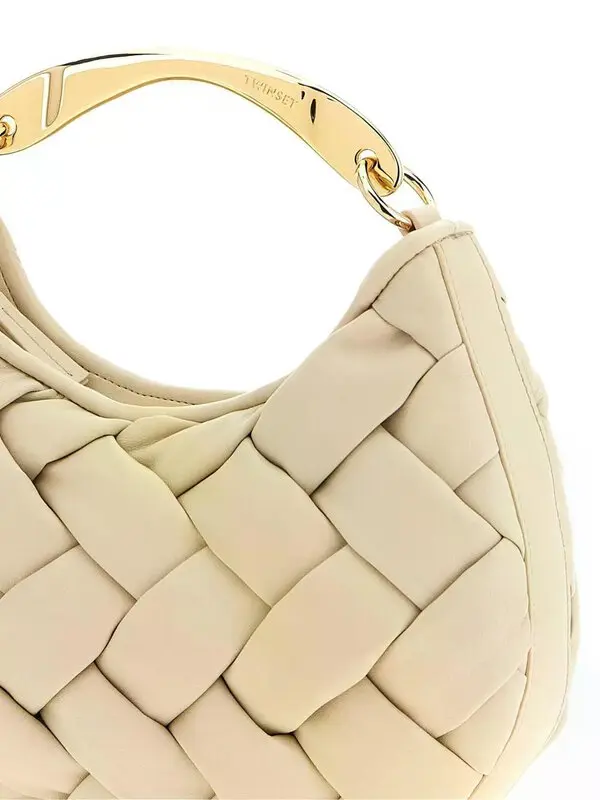 TWINSET Leather-effect Tote Bag - Neutrals