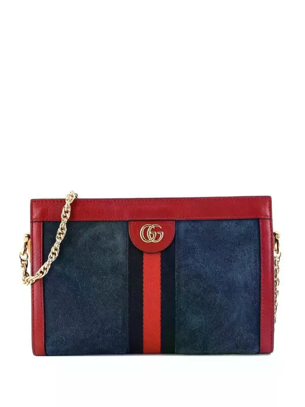 Gucci Ophidia Chain Small Shoulder Bag - Blue