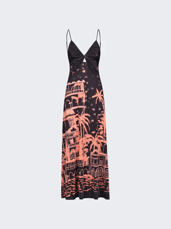 Johanna Ortiz Nuestra Tierra Printed Jersey Dress - Multicolor