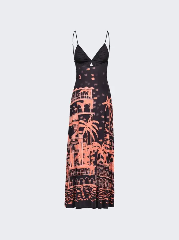 Johanna Ortiz Nuestra Tierra Printed Jersey Dress - Multicolor