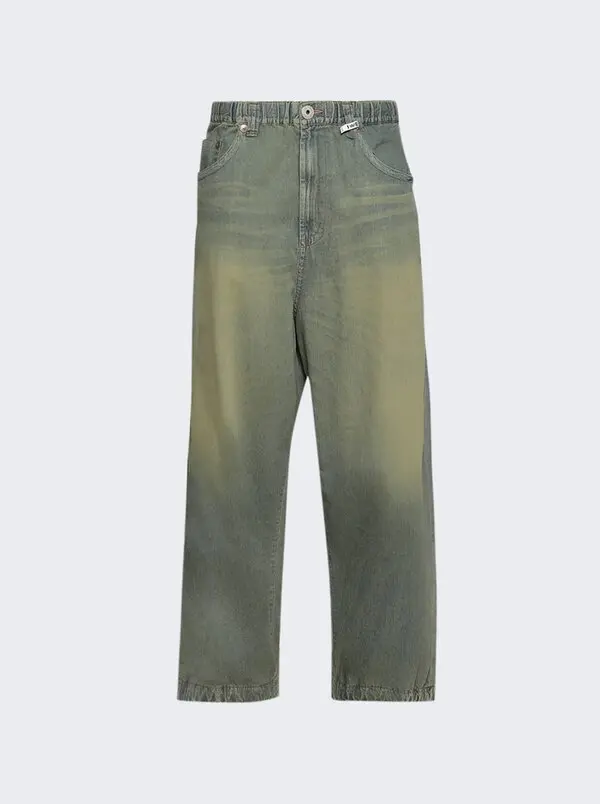 Mihara Yasuhiro Light Wide Jeans - Light  Blue