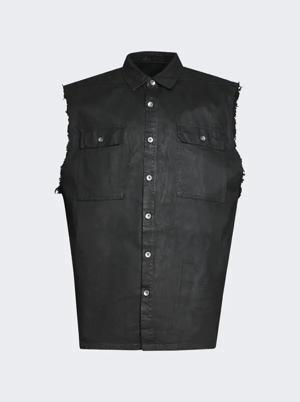 Rick Owens Sl Tommy Jumbo Outershirt - Black